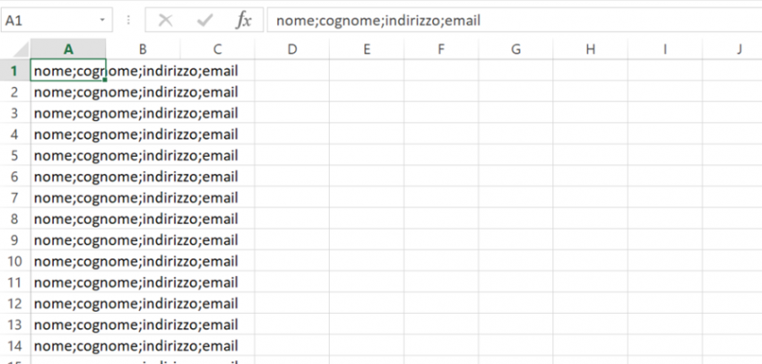 Come si usa la funzione Testo in Colonne in Excel | Smartando.it