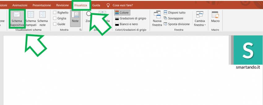 Come modificare il template di una presentazione Powerpoint | Smartando.it